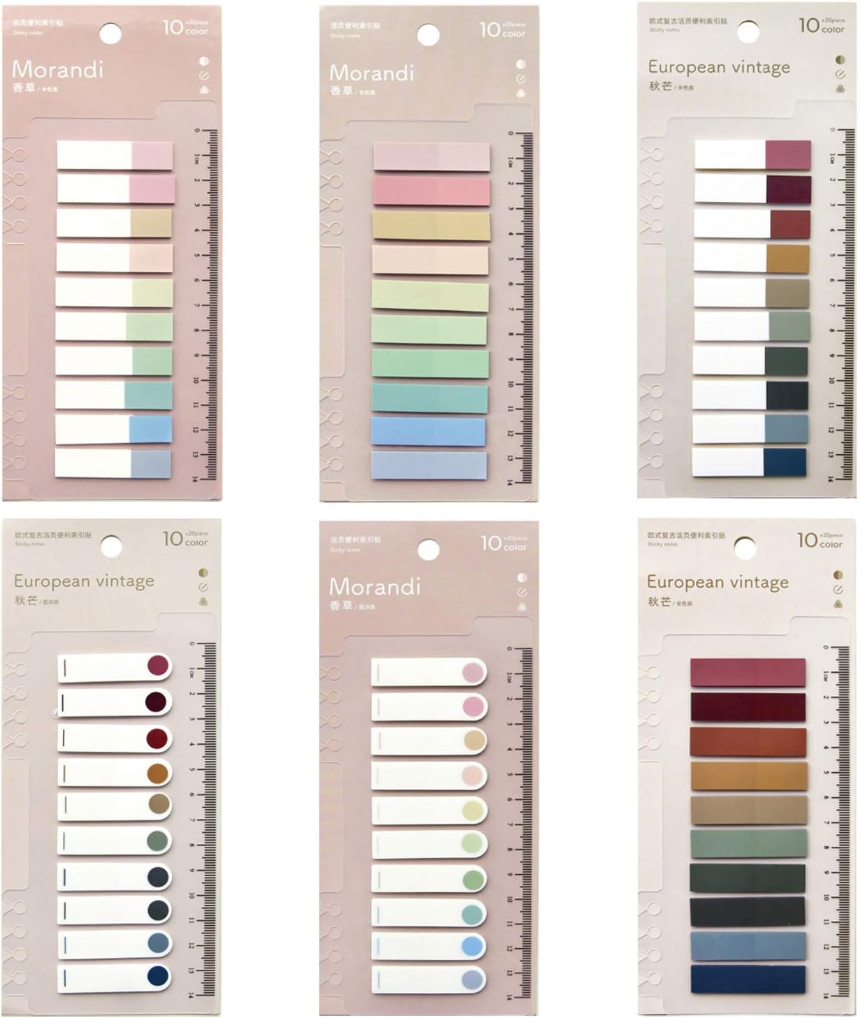 Amazon.com : 420 Pieces Sticky Index Tabs Self Adhesive Flag Tabs ...