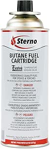 Amazon.com: Sterno 50130 8-Ounce Butane Fuel Cartridges, (RETAIL 4-PACK ...