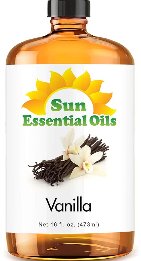 Amazon.com: Sun Essential Oils 16oz - Vanilla Essential Oil - 16 Fluid ...
