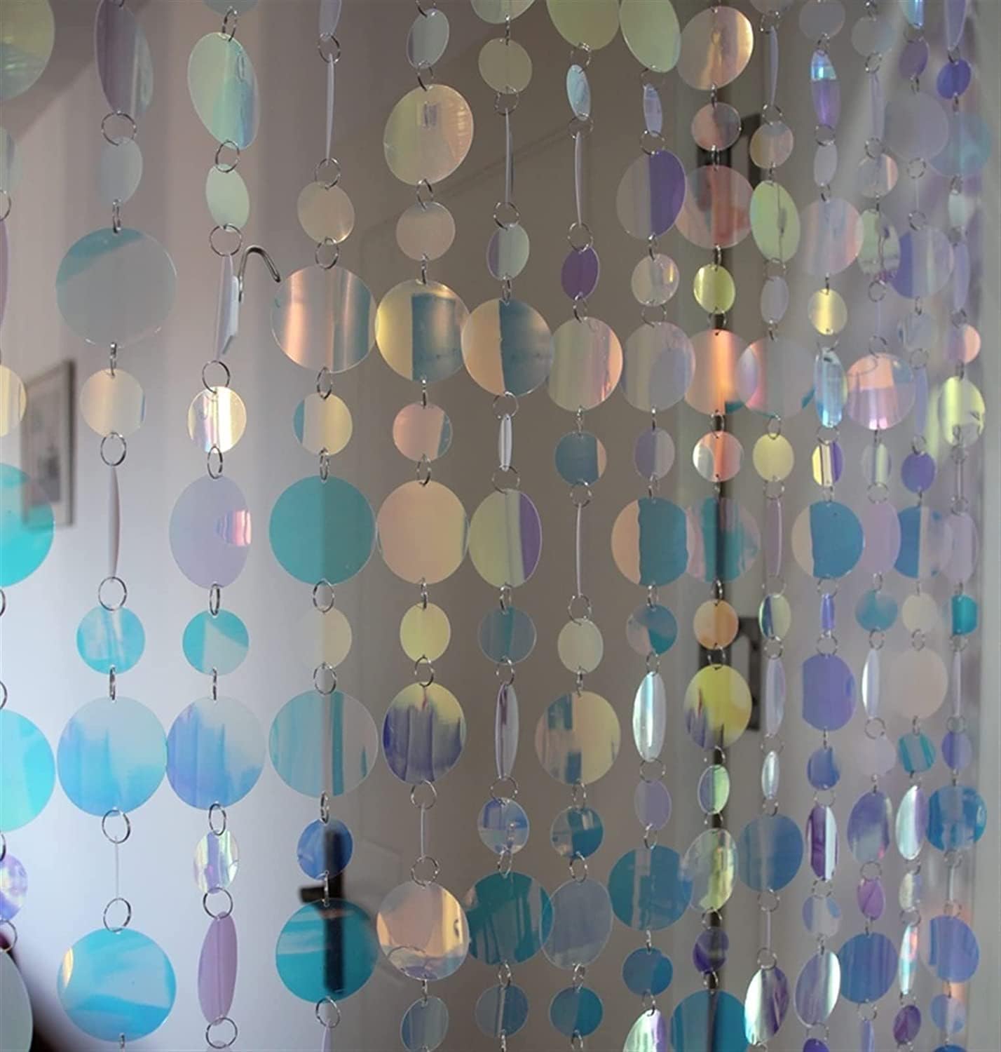 Amazon.com: treknature 20Pcs Sequin Beaded Curtain String Curtain Wall ...