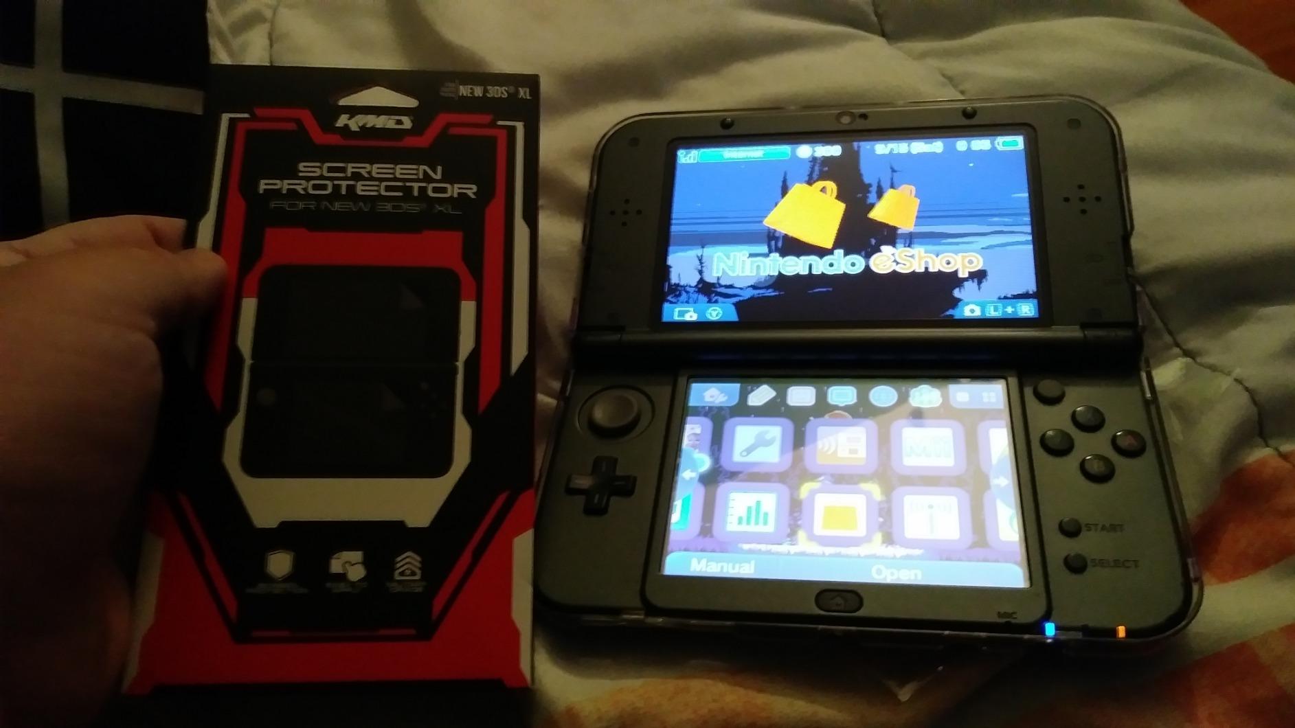 Amazon.com: KMD New 3DS XL Screen Protector, Clear : Video Games
