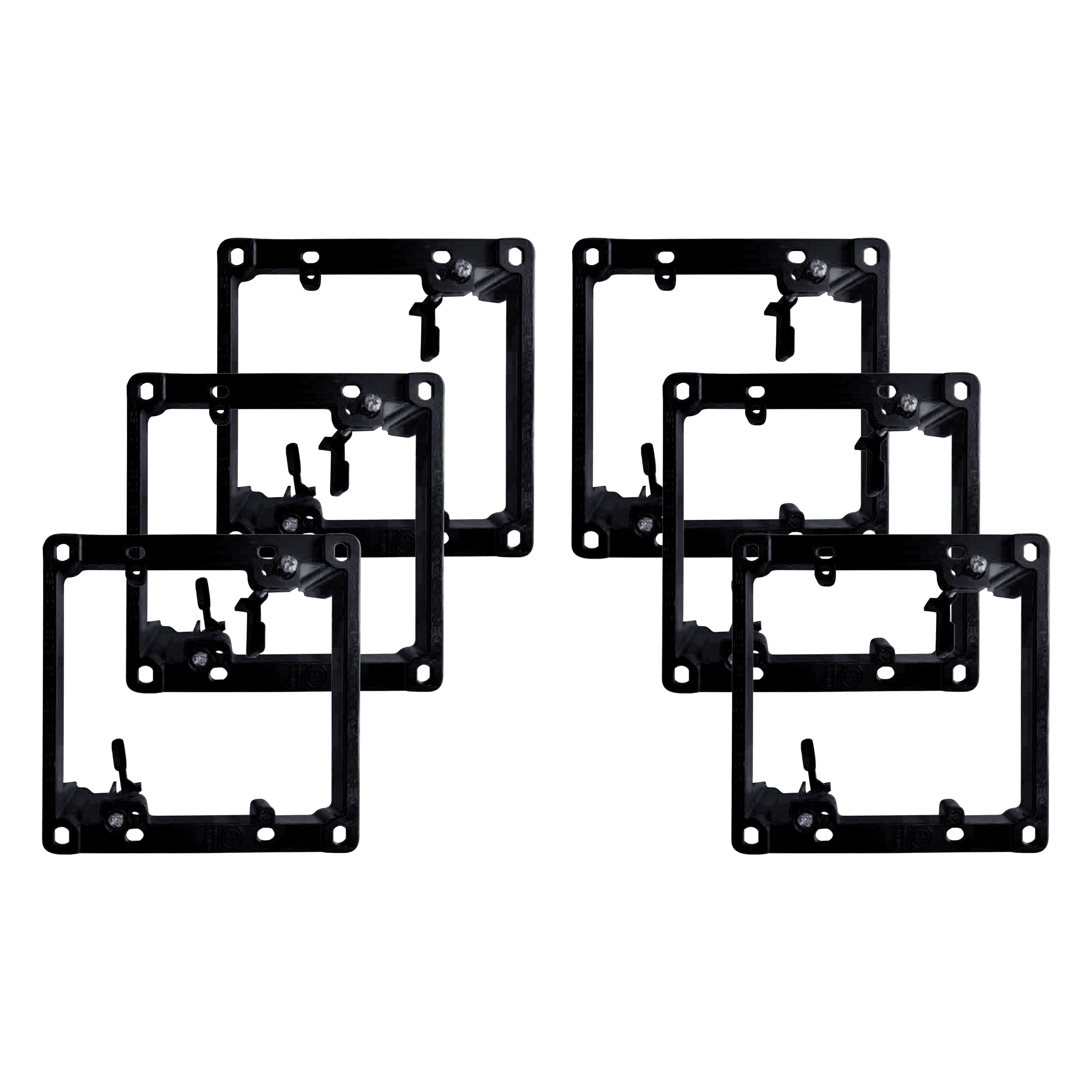 Snapklik.com : BestMounts Low Voltage Mounting Bracket 2 Gang, 6 Pack ...
