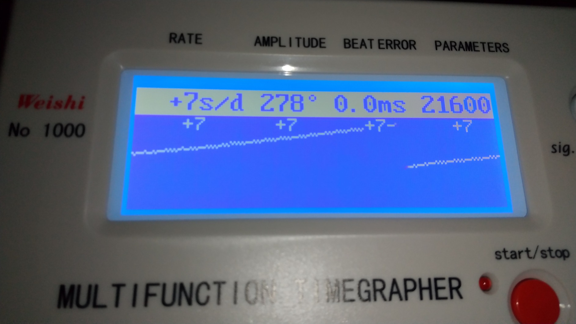 Amazon.co.jp: マルチファンクション タイムグラファー Multifunction Timegrapher NO.1000 腕時計 ...