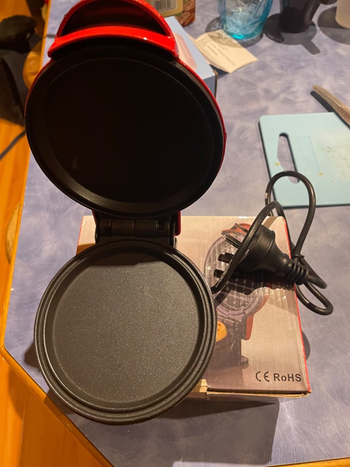 Mini Electric Pancake Maker Cakes Cookies Eggs Breakfast Lunch Snacks ...