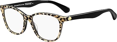 KATE SPADE Eyeglasses ATALINA 0INA Leopard Print Black at Amazon Men’s ...