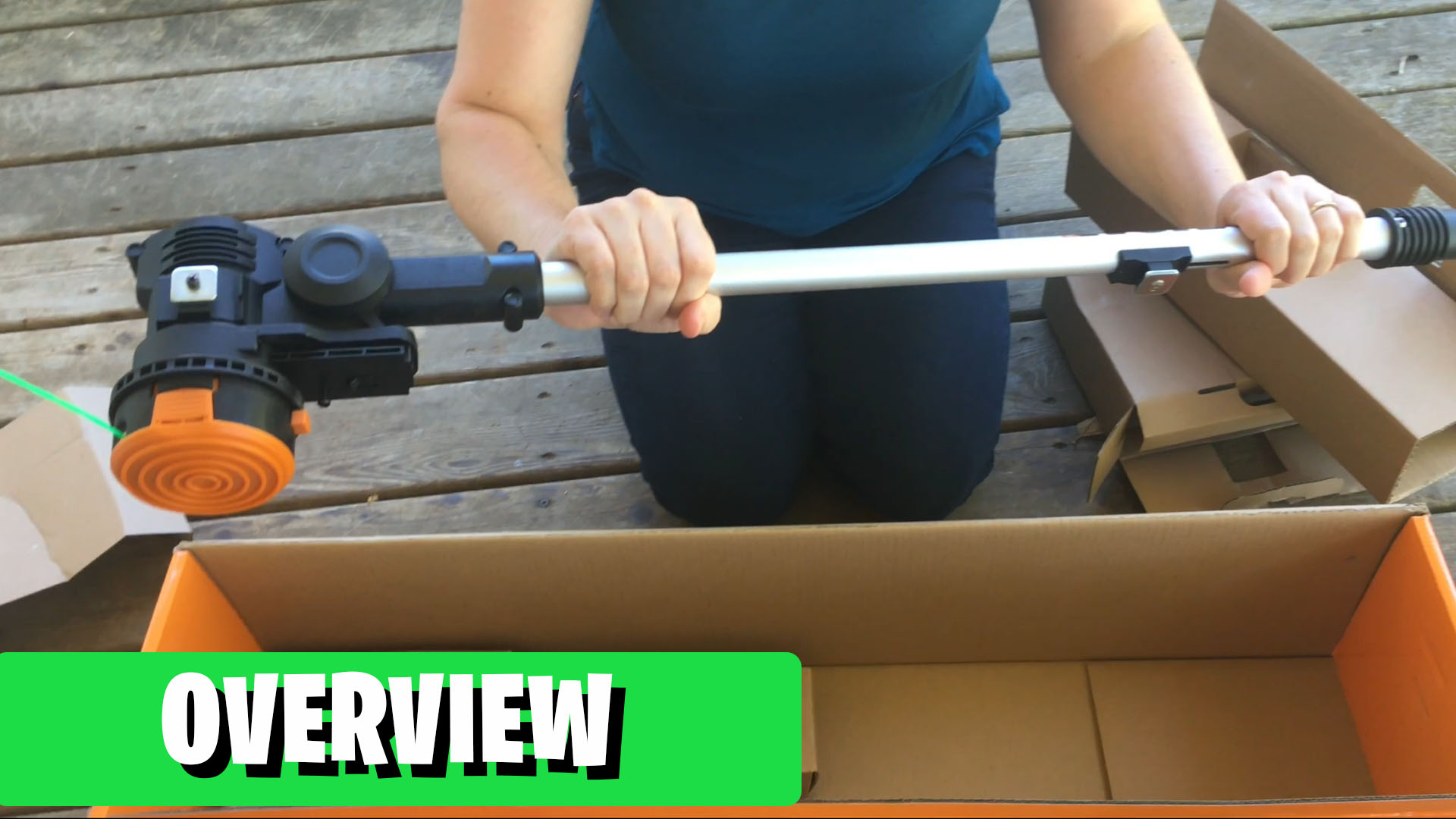 Watch Overview of Worx Cordless Trimmer/Edger on Amazon Live