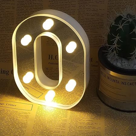 Amazon.com: MUMUXI LED Marquee Letter Lights 26 Alphabet Light Up ...