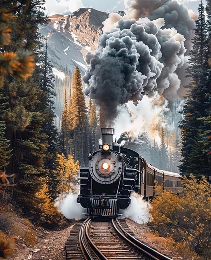 Amazon.com: F-CANLAN Round Full Drill Diamond Painting Kit, 5D DIY ...