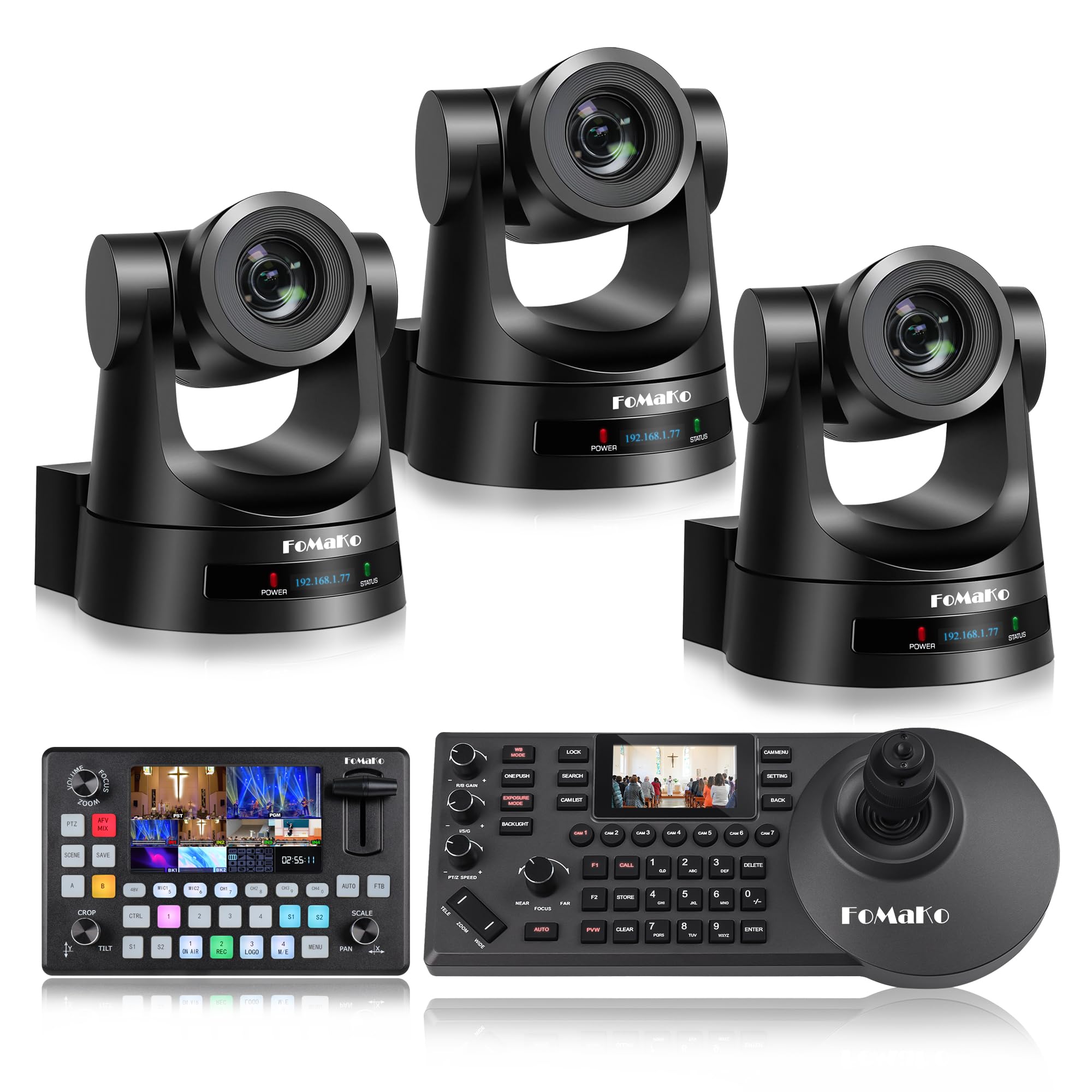 Amazon.com : FoMaKo PTZ Camera HDMI 30x Optical Zoom HDMI PTZ Camera ...