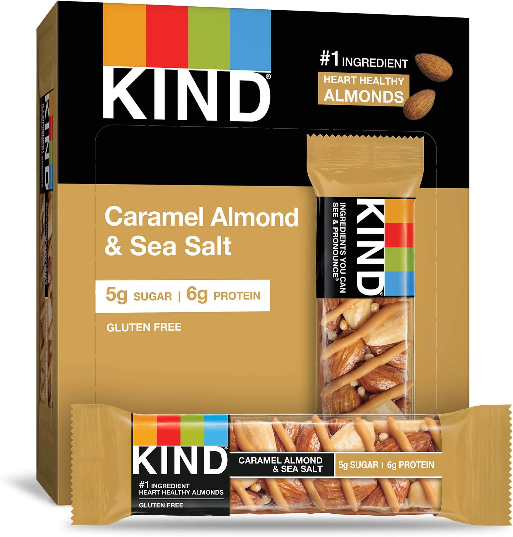 Amazon.com: KIND ZERO Added Sugar Bars, Variety Pack, Dark Chocolate ...