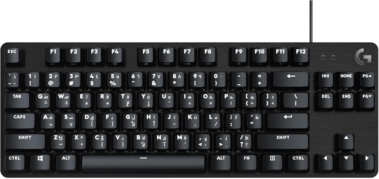 Logitech G413 TKL SE Mechanical Gaming Keyboard, PBT Keycaps, White ...