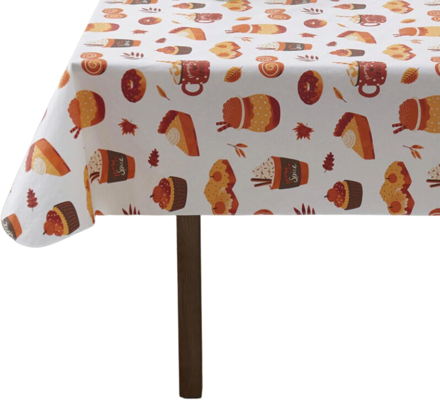 Amazon.com: Serafina Home Autumn Thanksgiving Fall Vinyl Flannel Backed ...