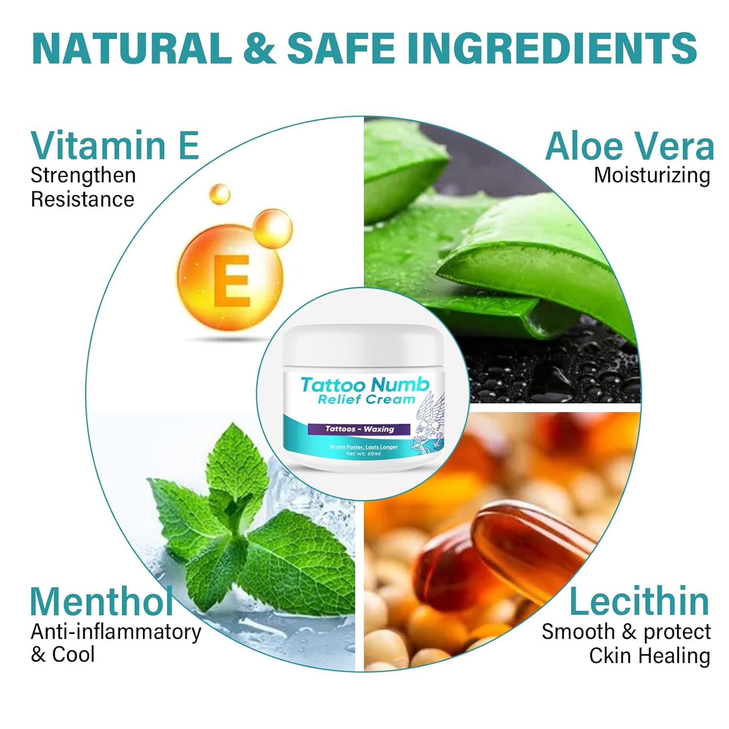 ALSTEN Crema anestésica para tatuajes, 6-8 horas de crema anestésica ...