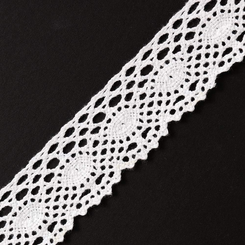 Amazon.com: Off White 1" Cotton Ladder Lace Trim - 15 Yards per Pack ...