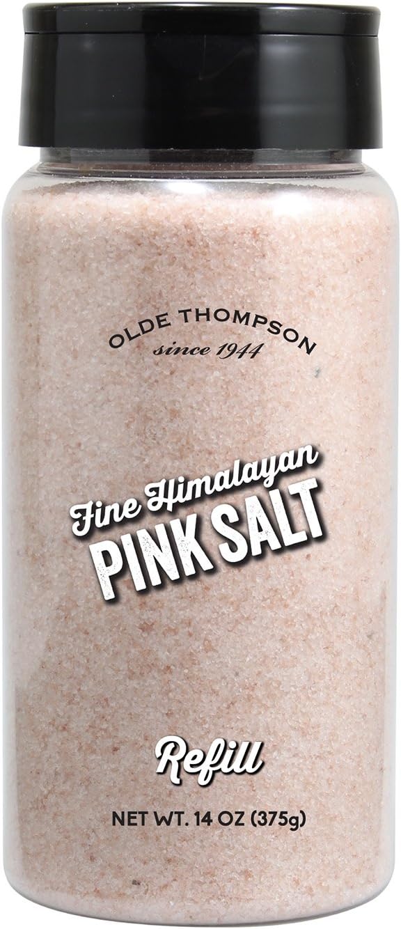 Amazon.com : Olde Thompson Himalayan Fine Pink Salt, Fine Ground ...