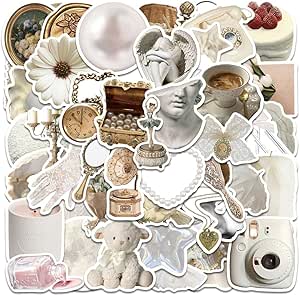 Amazon.com: 50Pcs Stickers Aesthetic Waterproof Laptop Stickers Decals ...