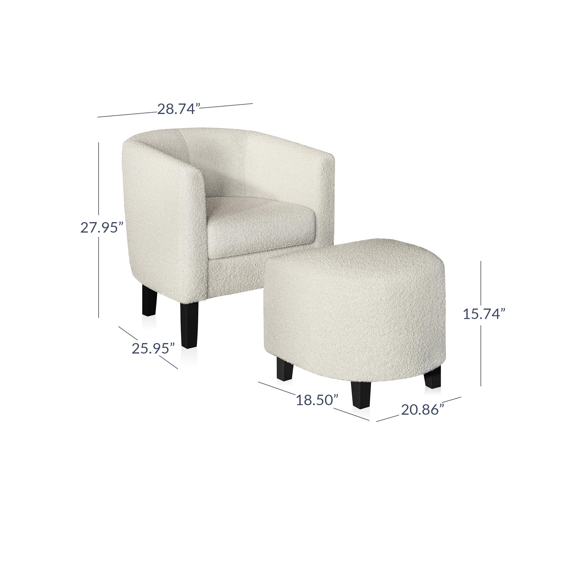 Snapklik.com : BELLEZE Accent Chair