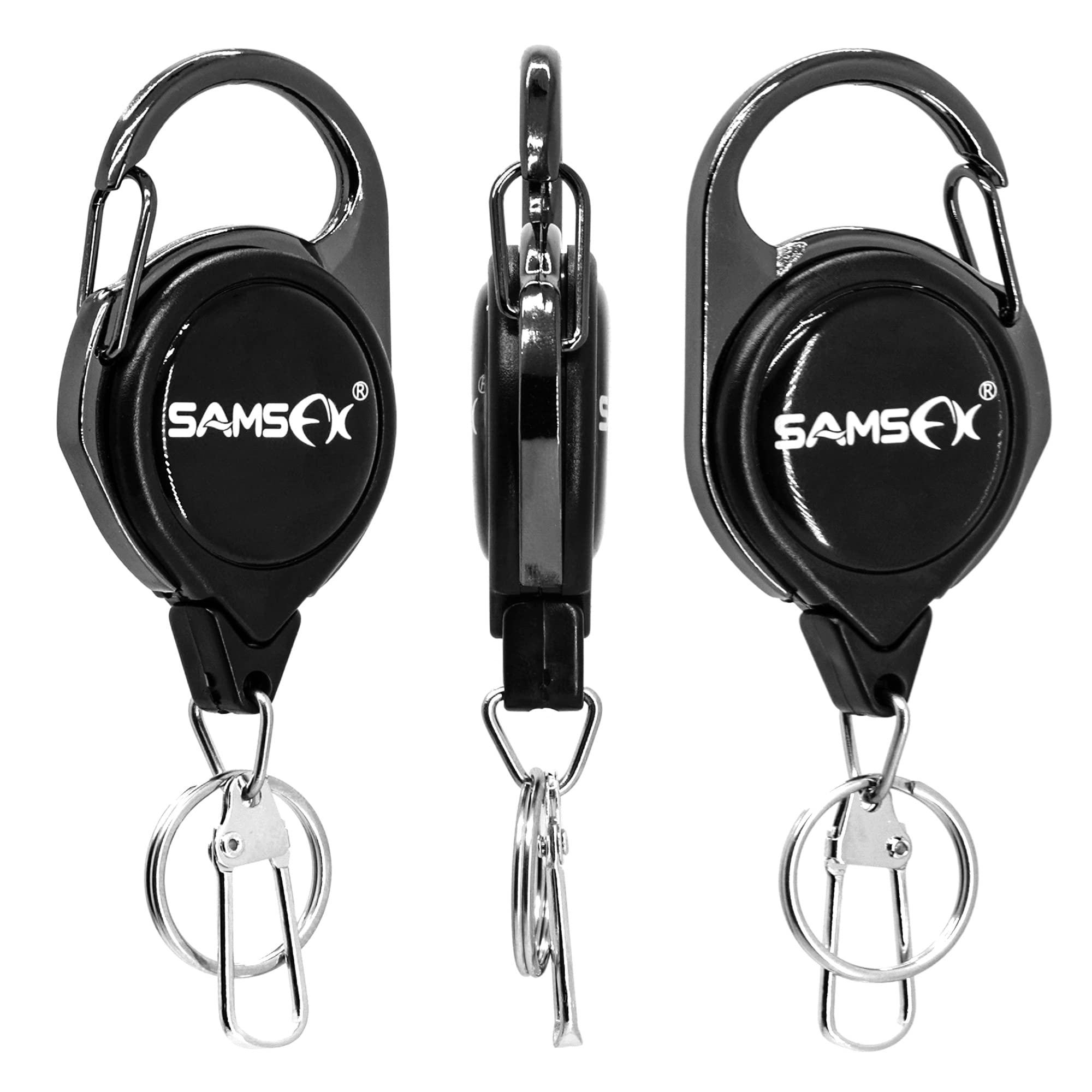 Snapklik.com : SAMSFX Fly Fishing Zinger Retractor For Anglers Vest ...