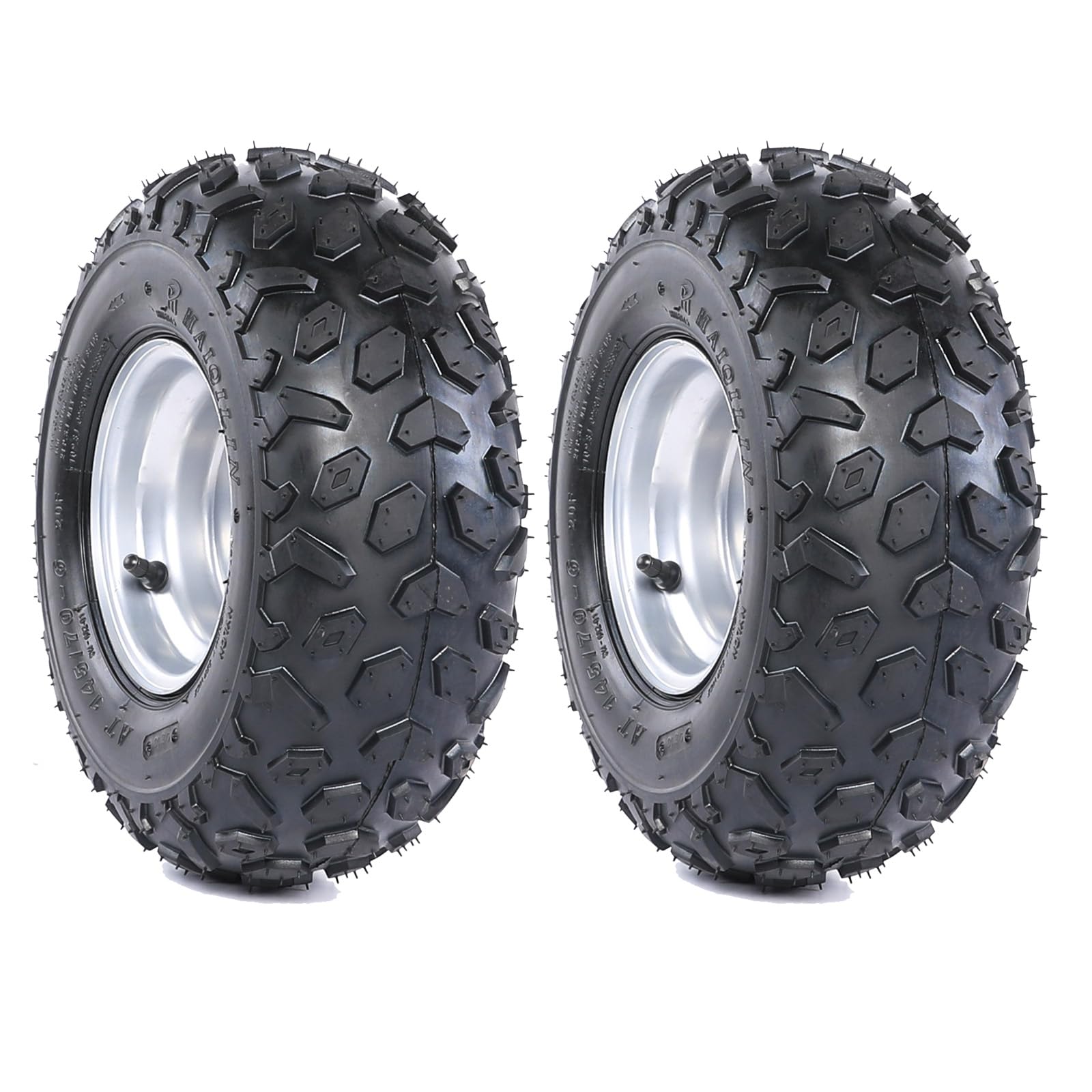 145/70-6 6 Inch Go Kart ATV UTV Wheel - Nylon 3 Bolt Pattern 6" Rim ...