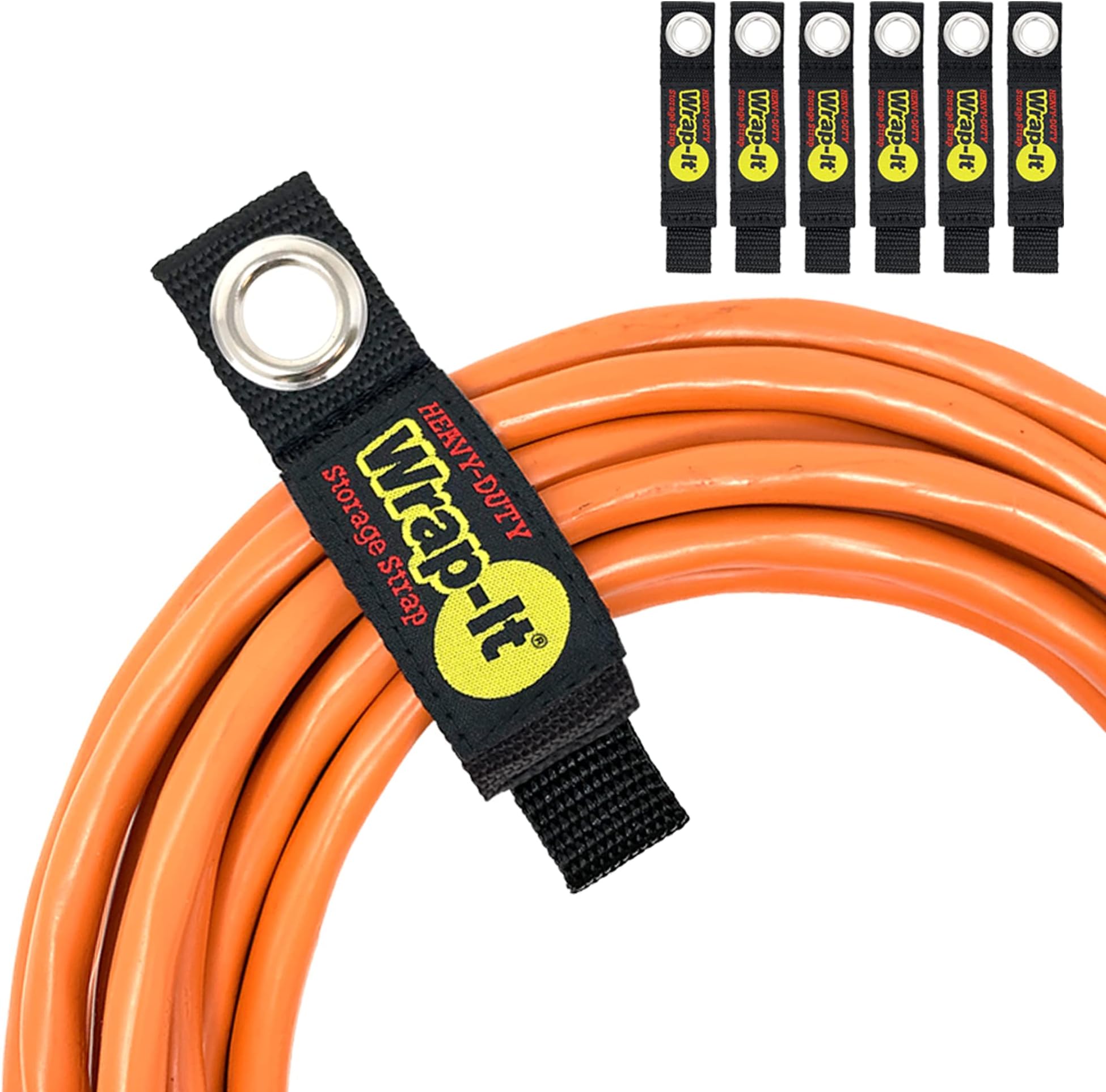 Amazon.com: Twin-Straps by Wrap-It Storage - 16" (6-Pack) - Hook and ...