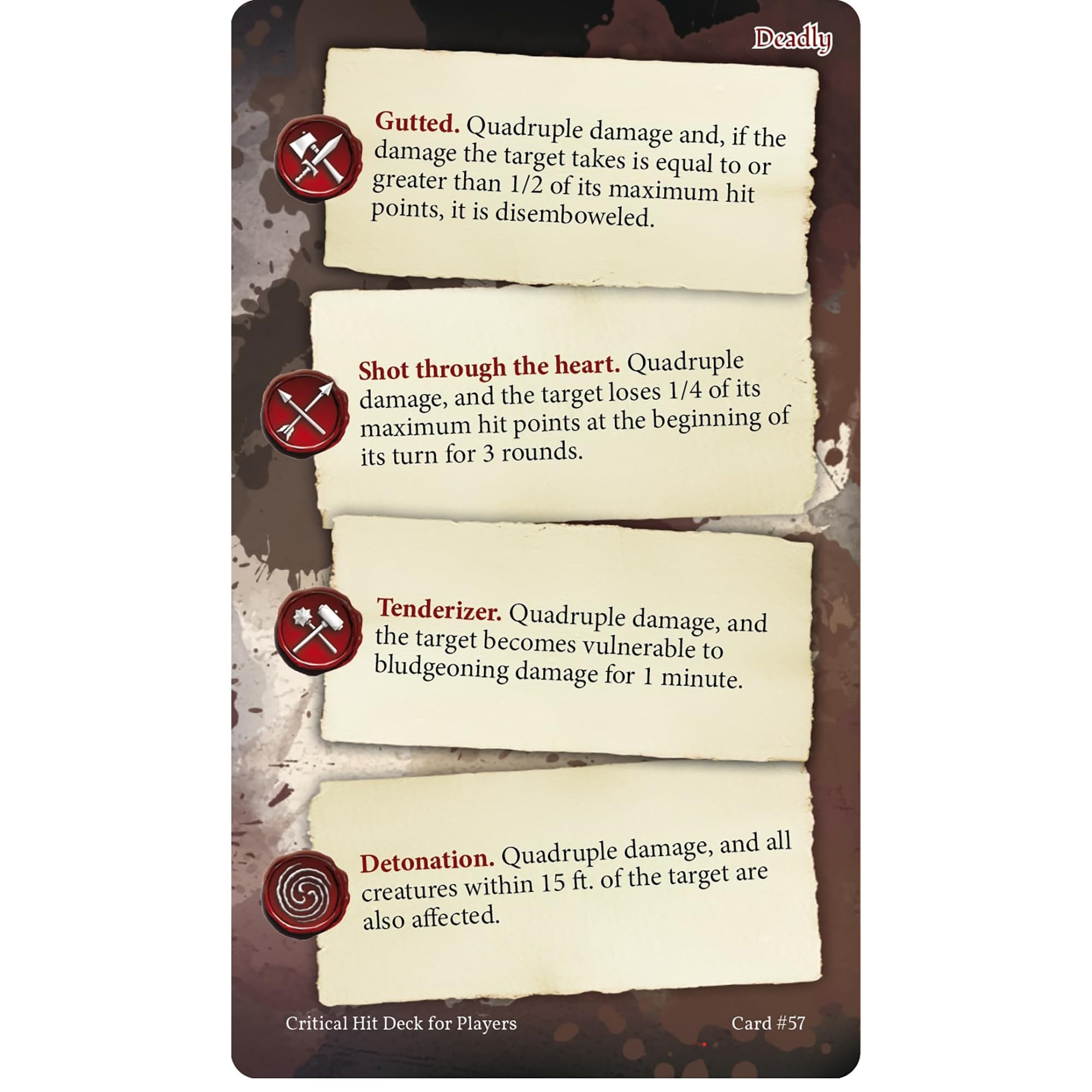 Snapklik.com : Nord Games: Critical Rolls: Boxed Set - 5e RPG ...
