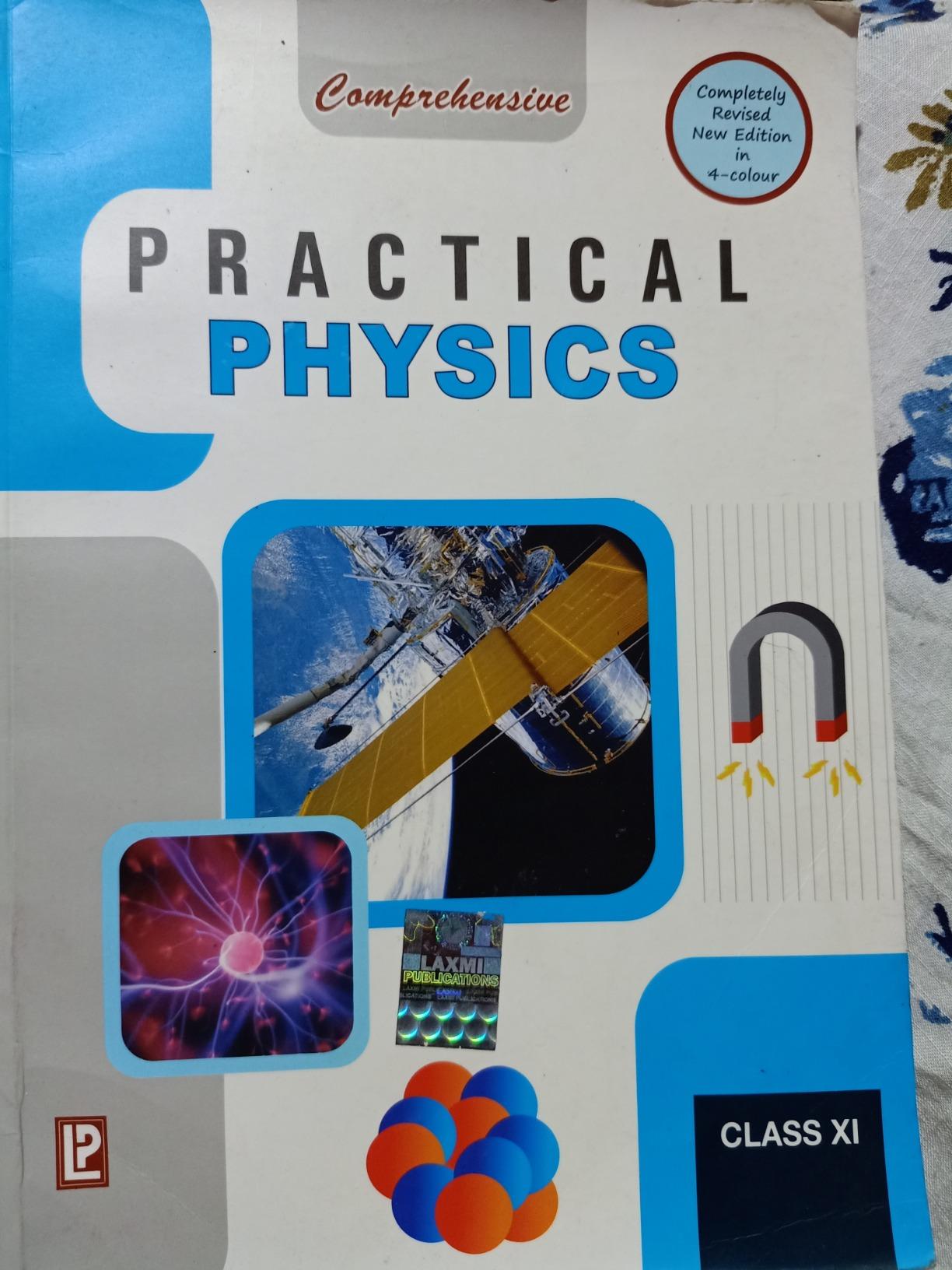 Comprehensive Practical Physics For Class 11 - CBSE - Examination 2024 ...
