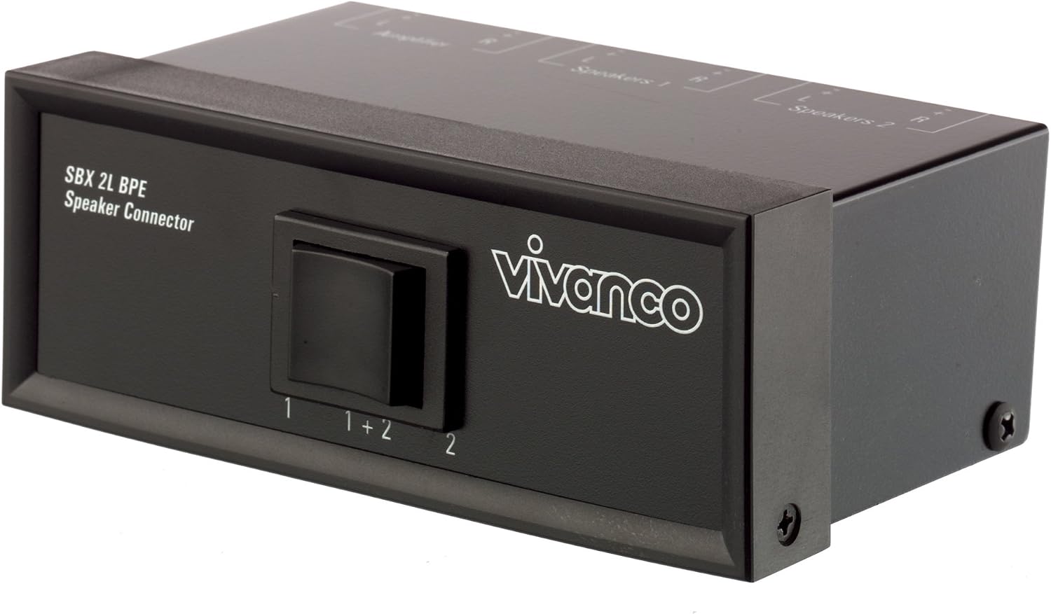 VIV Vivanco SBX 2L BPE 2 Way Speaker Switch in Black : Amazon.co.uk ...