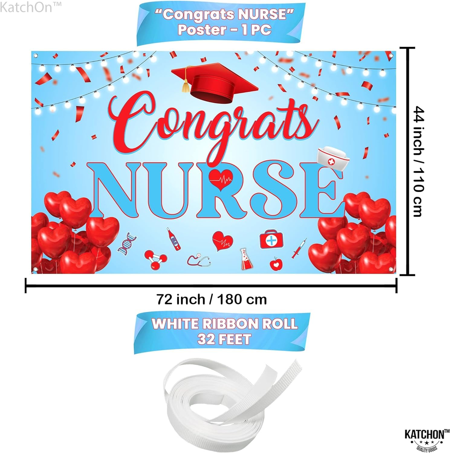 Nurse Graduation Party Decorations MEHOFOND 2025 Nurse Graduation ...