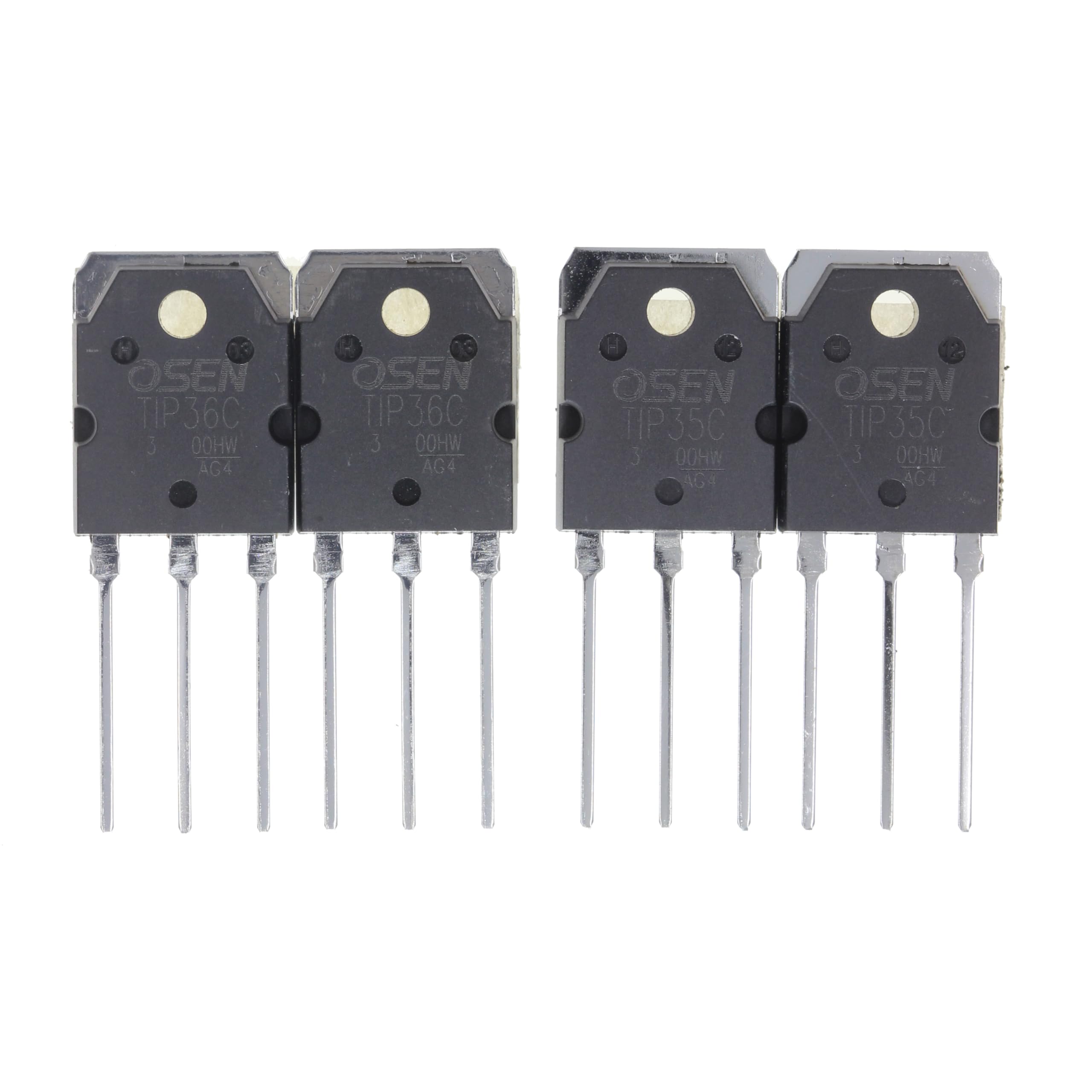 Philips NPN BJT Transistors TIP36 TIP36C PNP High Power Transistor TO ...