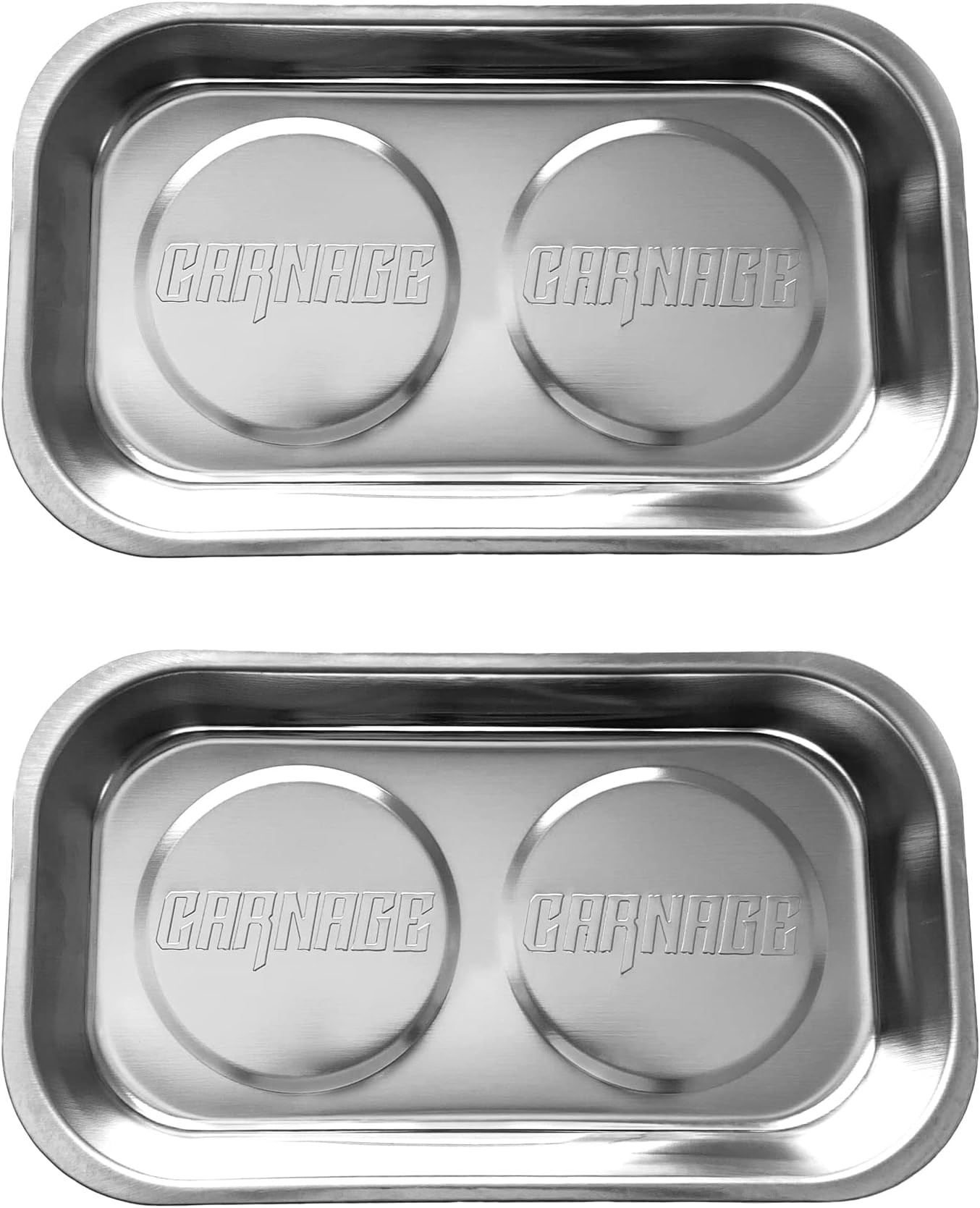 Amazon.com: Edward Tools 9.5” Rectangle Magnetic Tray and 6” Round ...