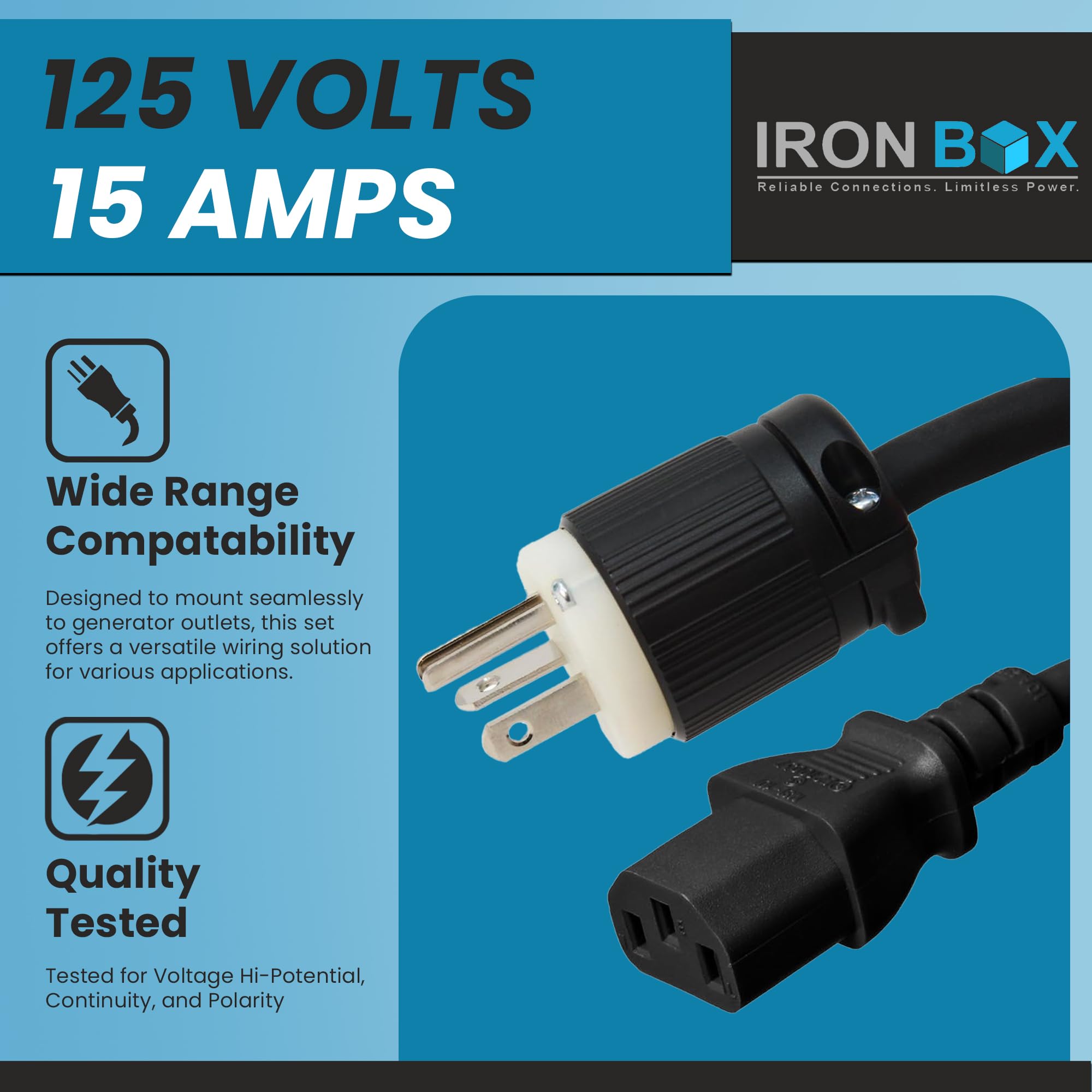 Cargador Tipo C CABLE DE PODER CALIBRE 14AWG 1.8M 15A 125V ALTA ...