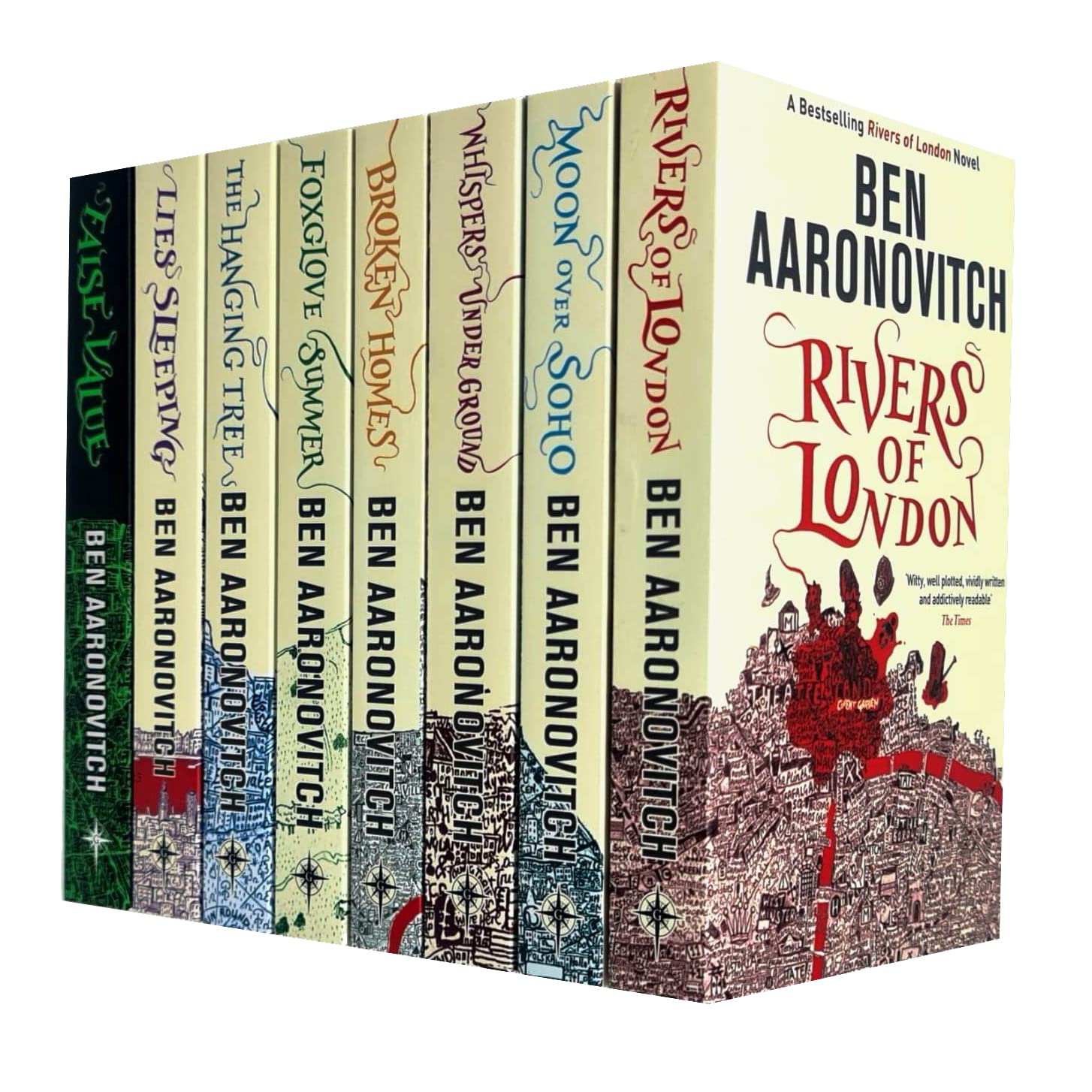 Ben Aaronovitch Rivers of London Series Collection 8 Books Set (Rivers ...