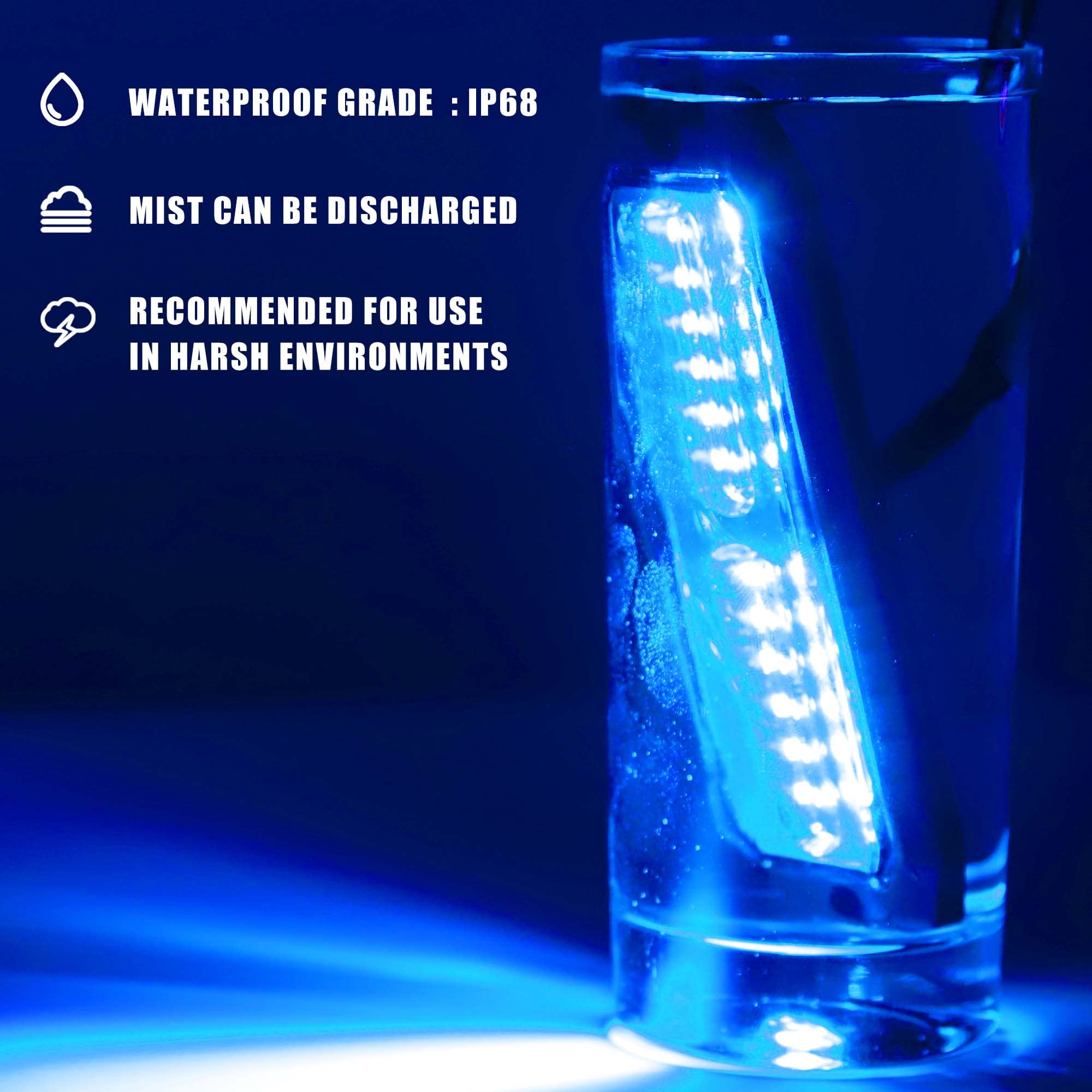 Snapklik.com : 8pcs 12 LED Surface Mount Strobe Lights, Firefighter ...