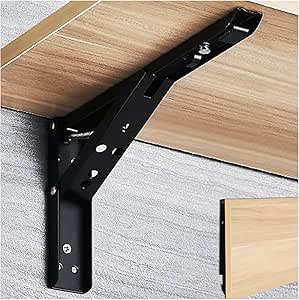 ANTEISI 12 Inch Floating Shelf Hinges 2 Pcs,90 Degree Self-Locking ...