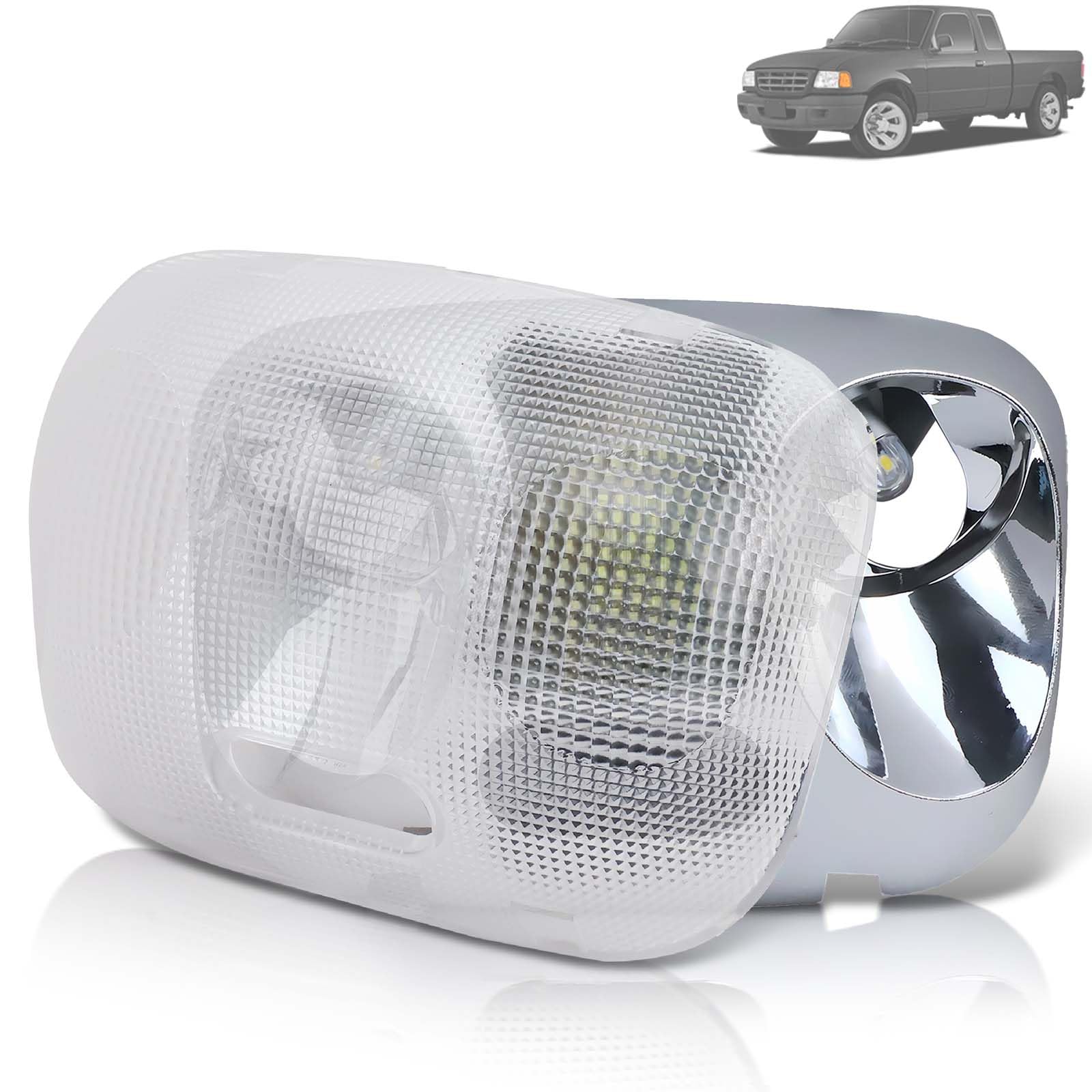 Amazon.com: F37Z-13776-B LED Map Lamp Assembly with Cover Fit for Ford ...