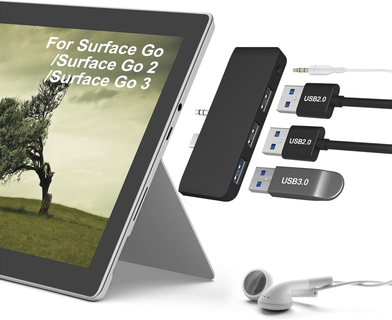 Surface Go USB Hub Docking Station, Accessories for Surface Go/Surface ...