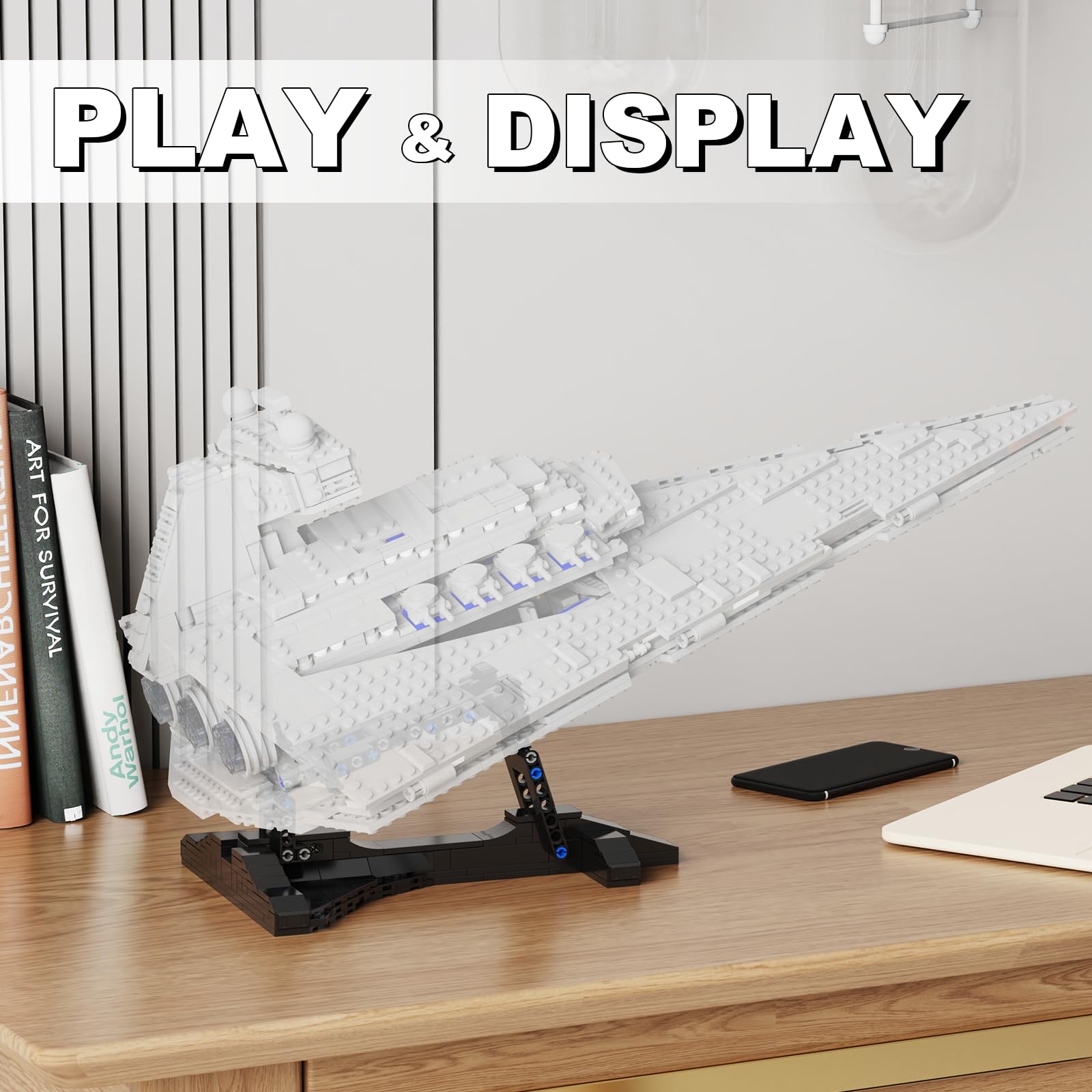 Star Wars Tie Fighter Stand Air Force Fighter Display Stand - 6 Piece ...