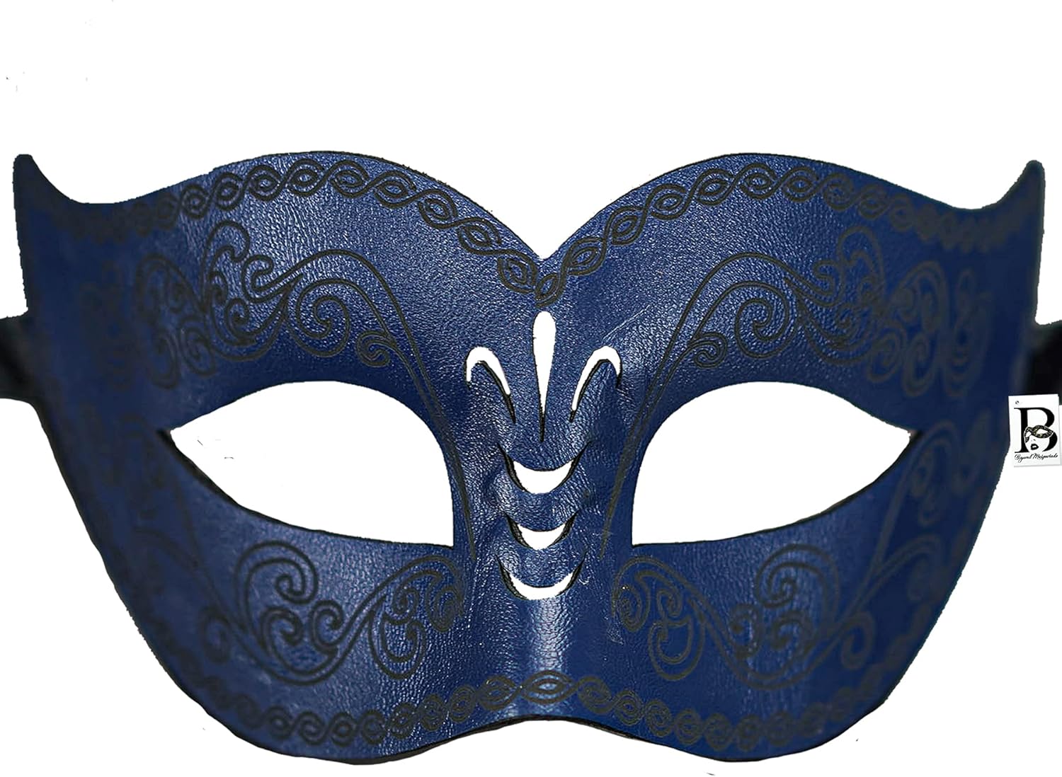Amazon.com: Men's Leather Masquerade Mask Mardi Gras Masks for Men ...