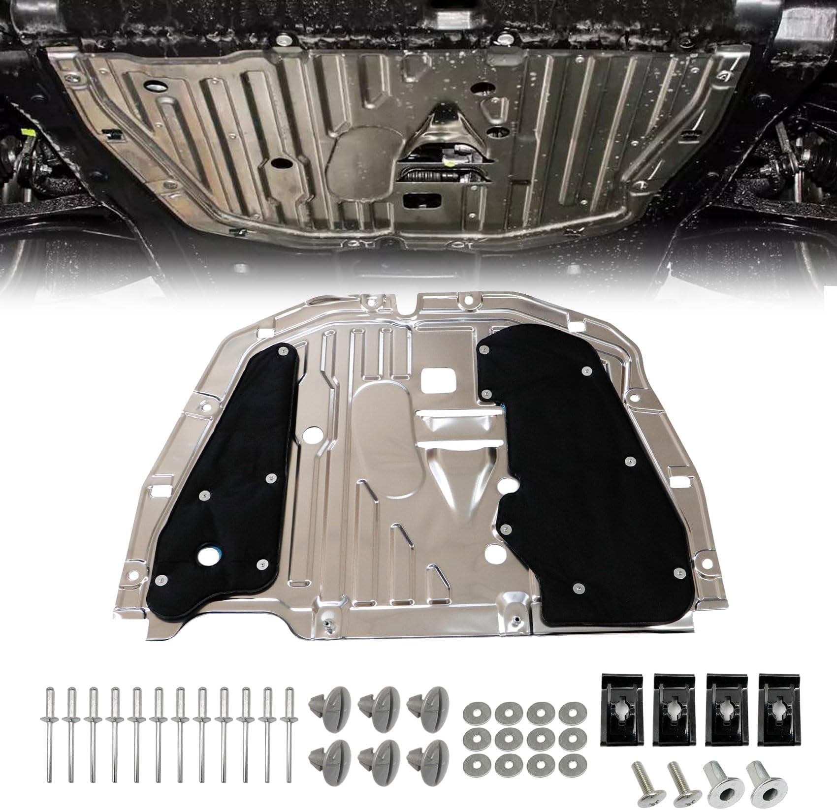 Amazon.com: Priprilod Engine Splash Guard Under Car Shield Cover Board Compatible with Honda ...