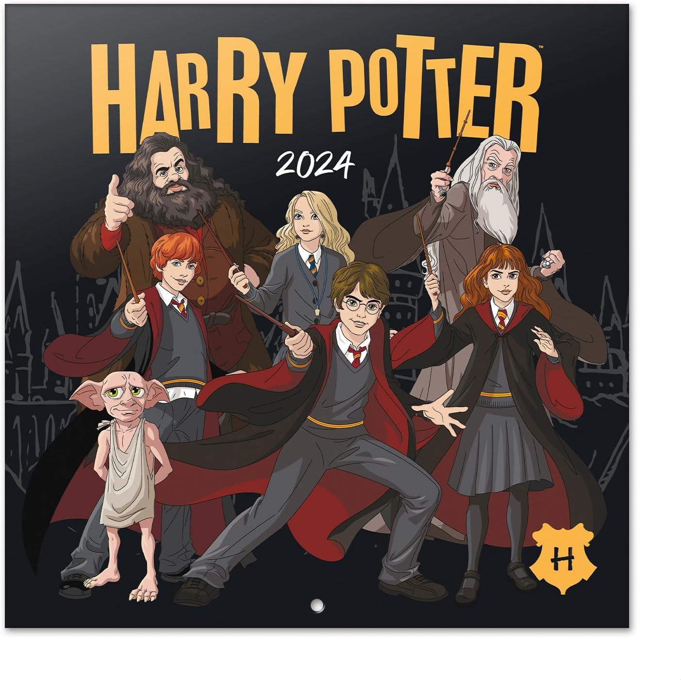 HARRY POTTER (MAGICAL FOUNDATIONS) 2024 30X30 SQUARE CALENDAR : Amazon ...