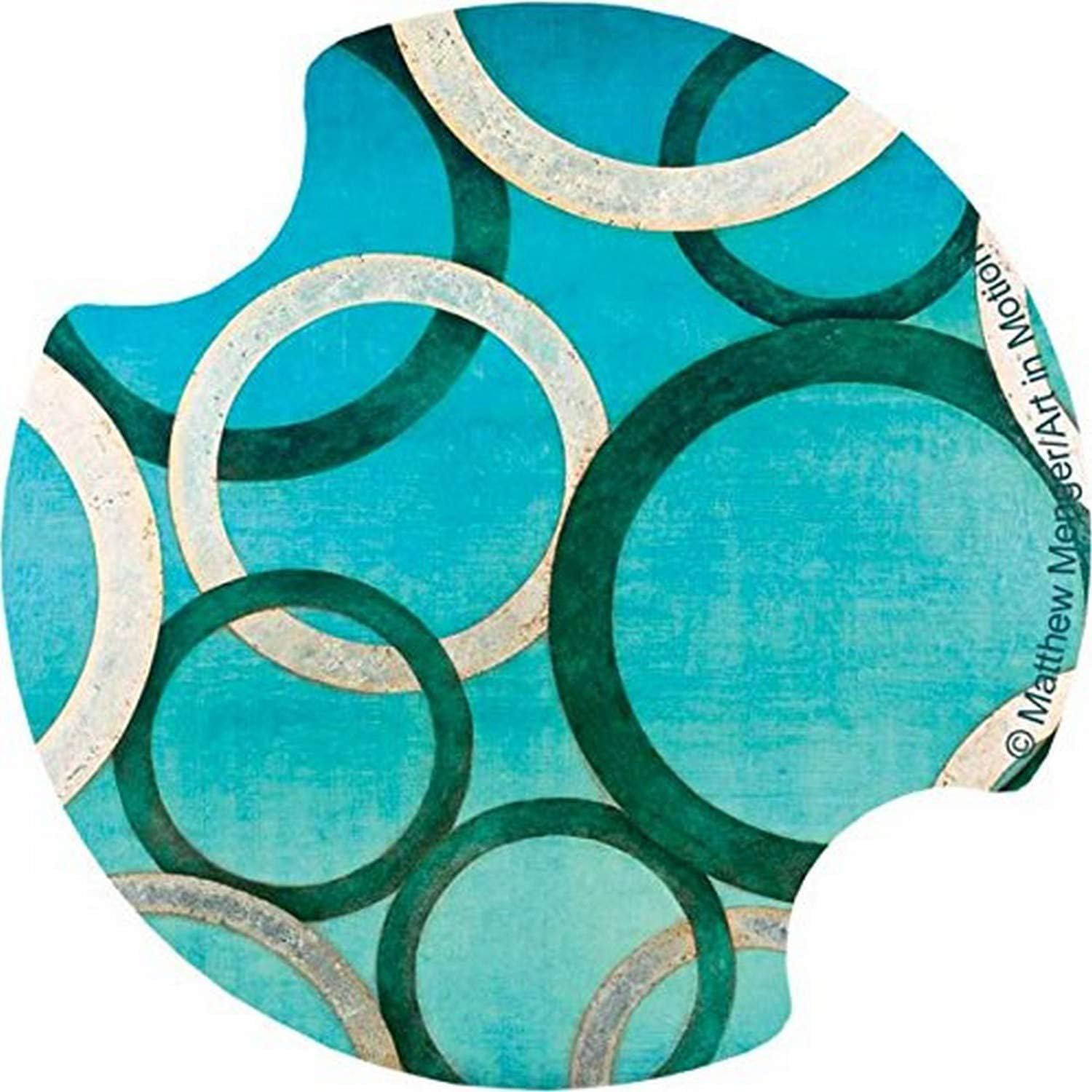 Amazon.com | Thirstystone Peacock Car Cup Holder Coaster, 2-Pack (DNM2 ...