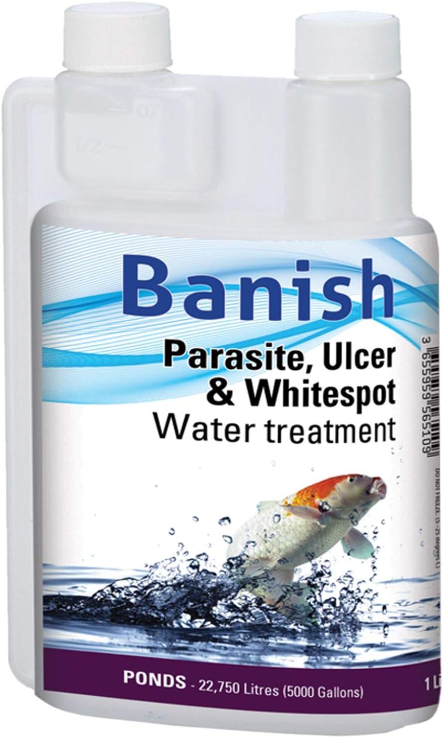 Tetra Pond MediFin to Treat Most Common Fish Diseases, 1 Litre : Amazon ...