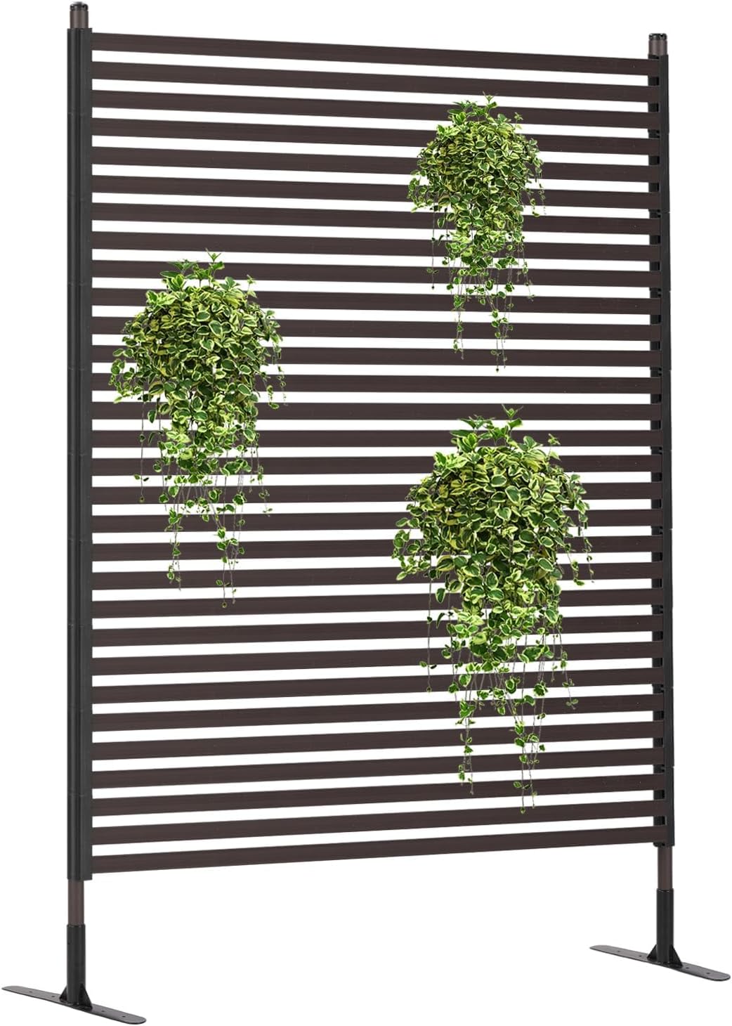 Amazon.com : YOTOWORTH Patio Privacy Fence Screen, Outdoor Metal ...