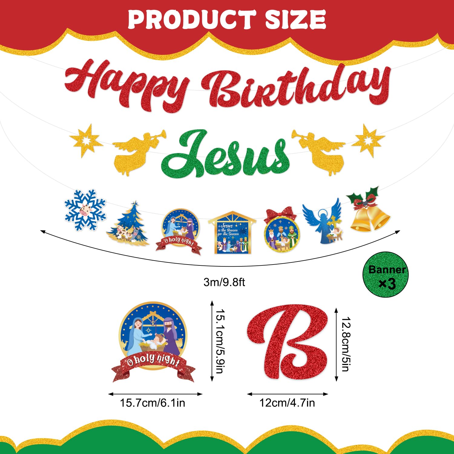 Happy Birthday Jesus Printable Banner Happy Birthday Jesus