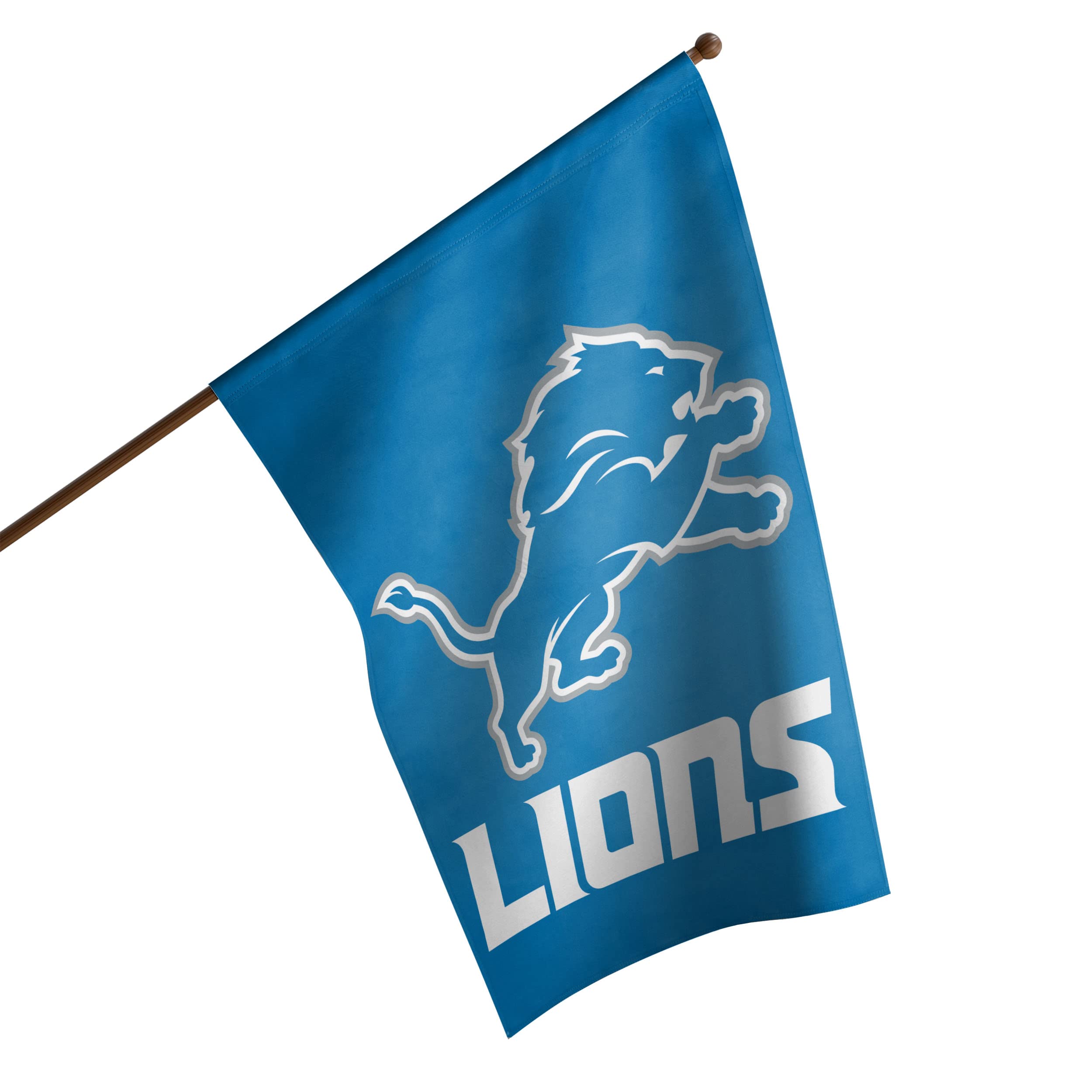 Snapklik.com : Detroit Lions NFL Solid Vertical Flag