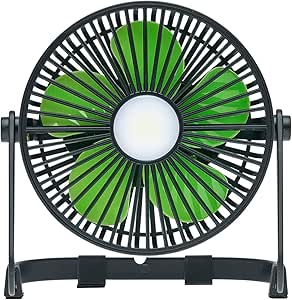Amazon.com: LitezAll Rechargeable Fan and Light Combo | USB or Battery ...