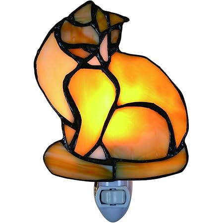 Stained Glass Kitten Cat Night Light - Childrens Night Lights - Amazon.com
