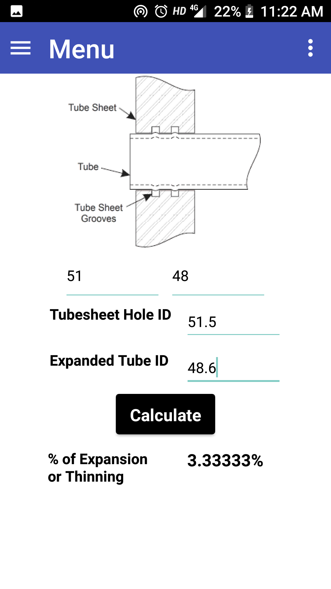 Tube Expansion Calculator:Amazon.com:Appstore for Android
