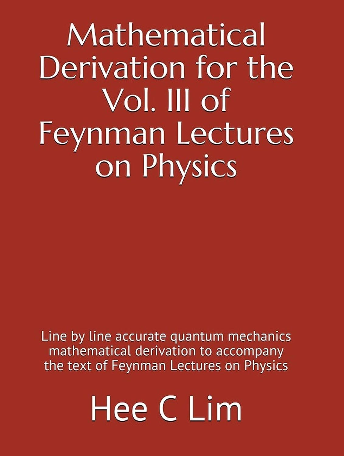 Amazon.com: Mathematical Derivation for the Vol. III of Feynman ...