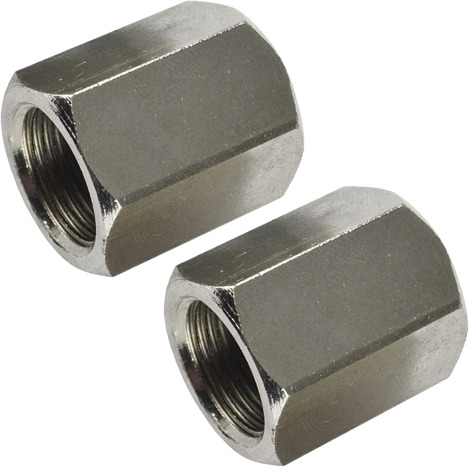 1/8" BSP Female to 1/8" BSP Female Threaded Bush Joiner Fitting 2 Pack ...